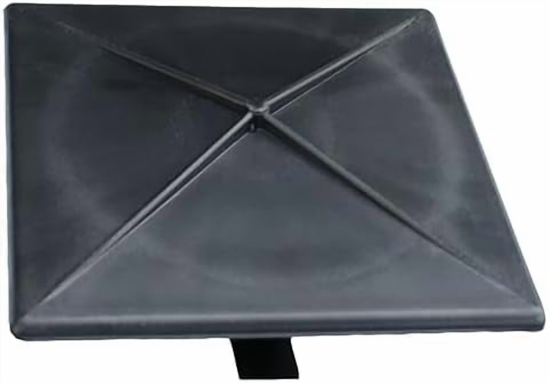 5" Square Light Pole Top Cap- Black Plastic by$$Tools & Hardware Other ...
