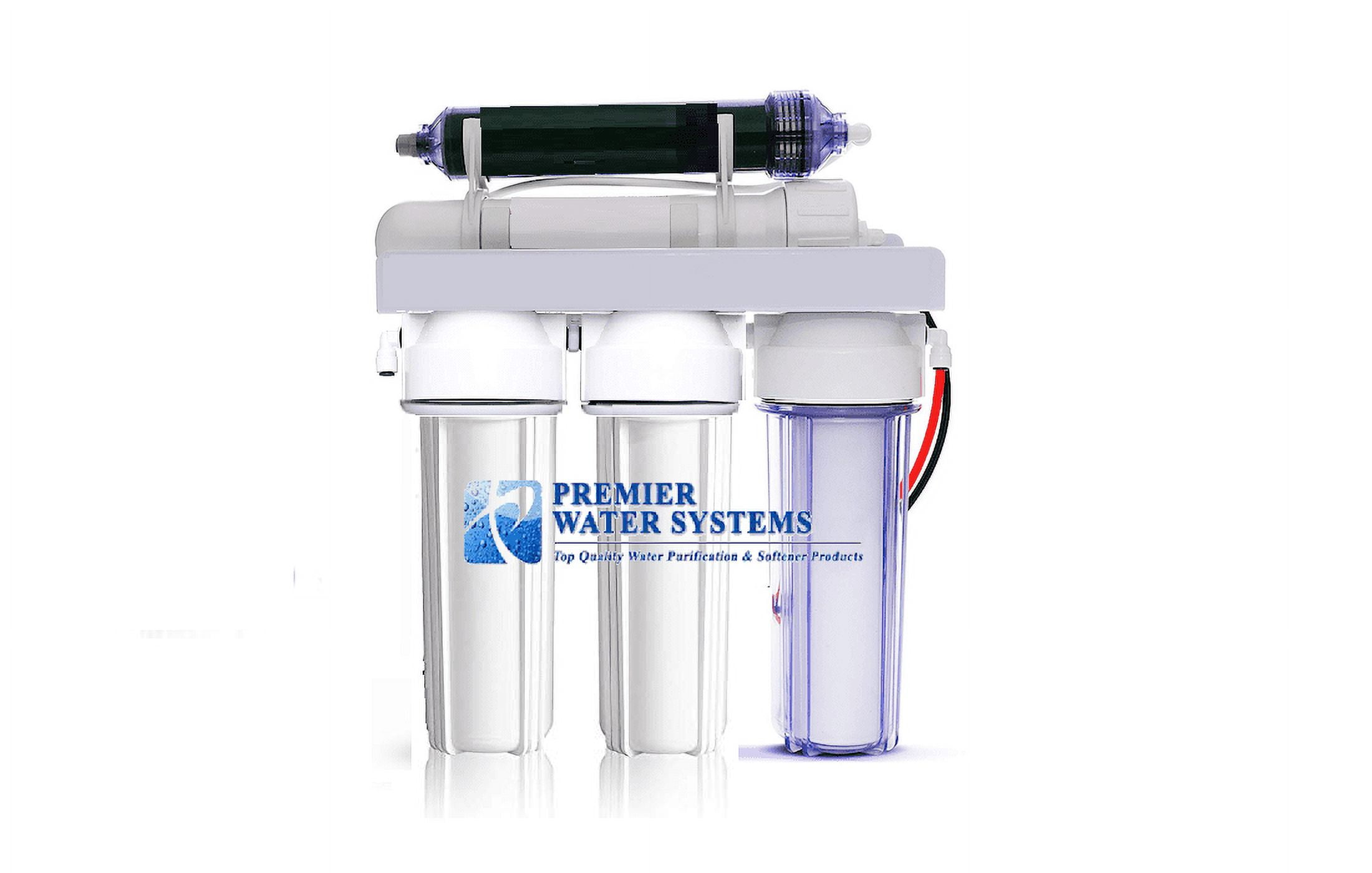 5 Stage Reverse Osmosis RODI Water Filtration System + Permeate Pump | 100 GPD - Walmart.com