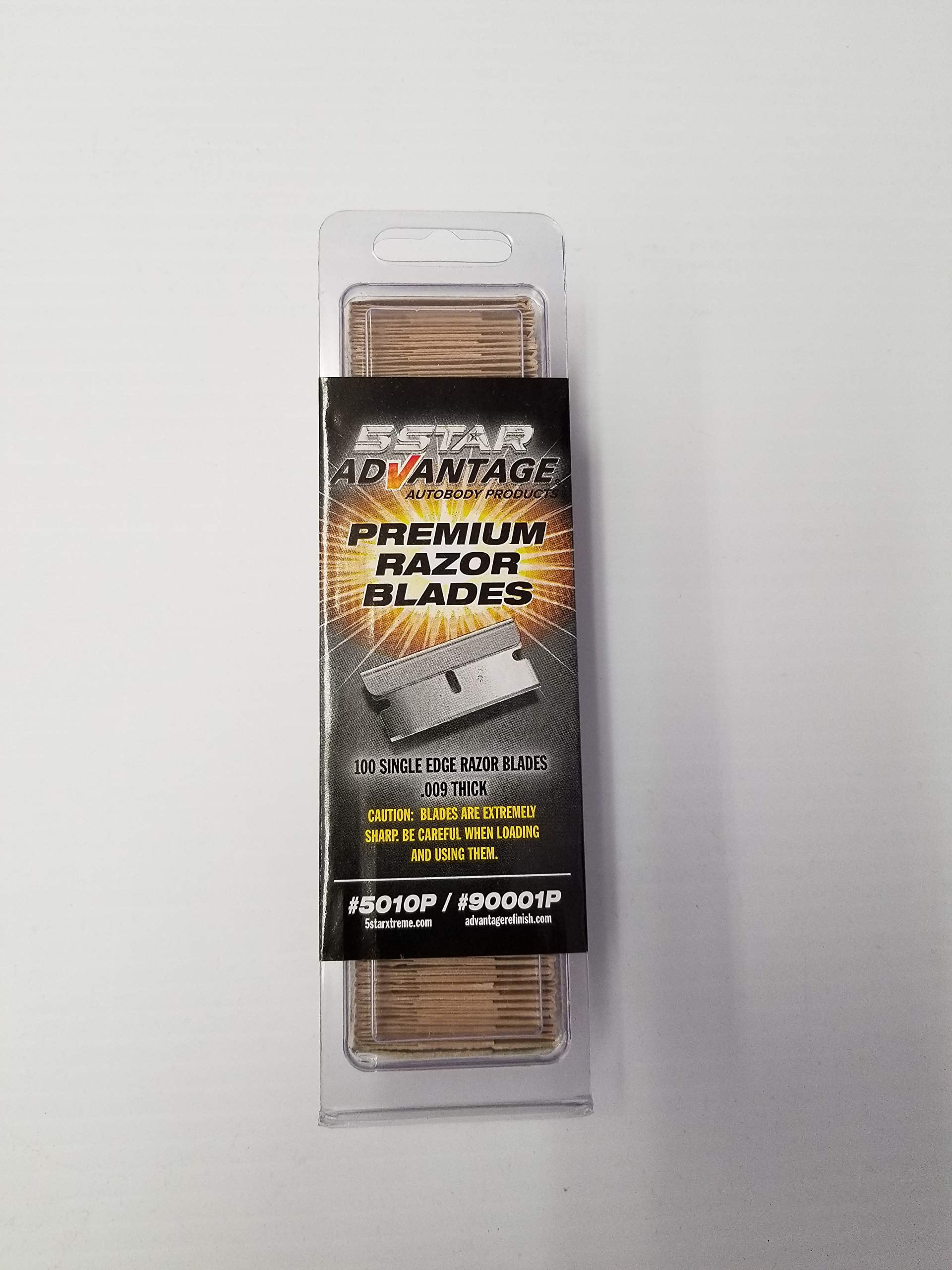 5 Star Advantage 5SA-5010P #9 Razor Blades [100 Per Box] .009" Gauge ...