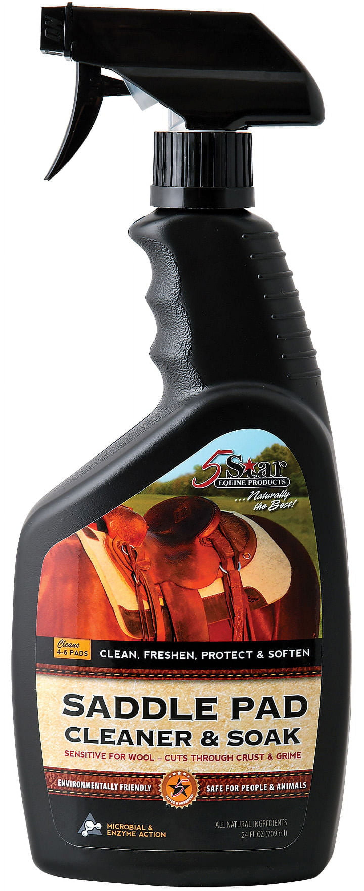 5 Star Equine Horse Saddle Pad Cleaner and Soak - Works on Horse ...