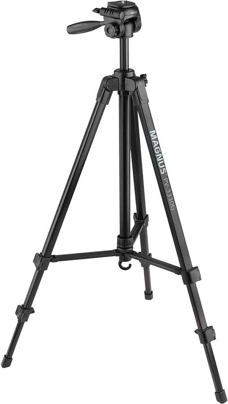 5-Star Magnus PV-3330G Photo/Video Tripod with Geared Center Column ...
