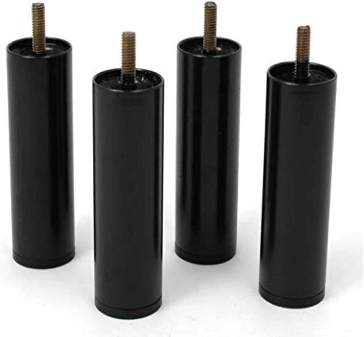 Leggett & Platt 5' Sturdy Steel Adjustable Bed Riser Legs with Glossy ...