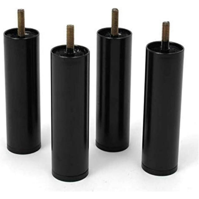 Leggett & Platt 5' Sturdy Steel Adjustable Bed Riser Legs with Glossy ...