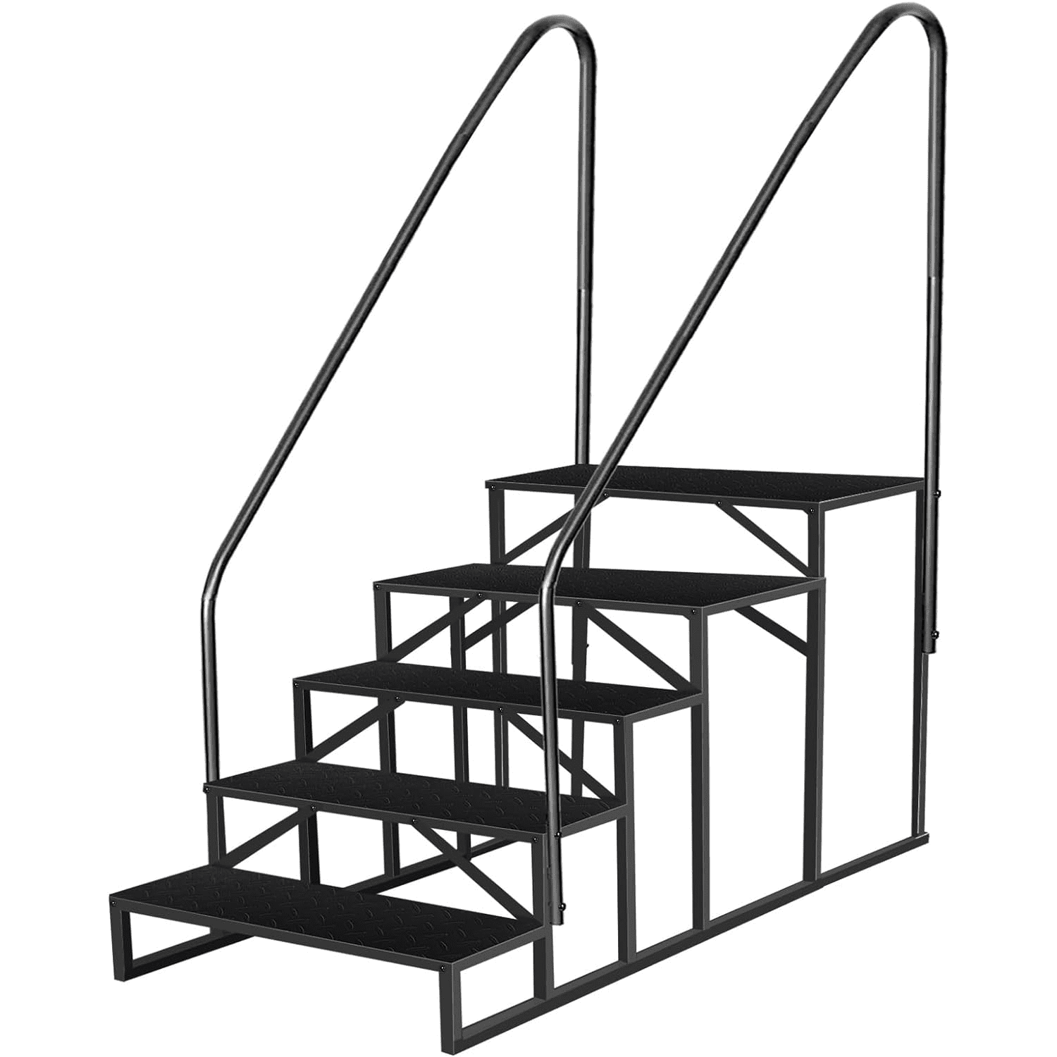 5-Step Pool Ladder with Handrail, 660 lb Capacity for Safe Access, Anti ...