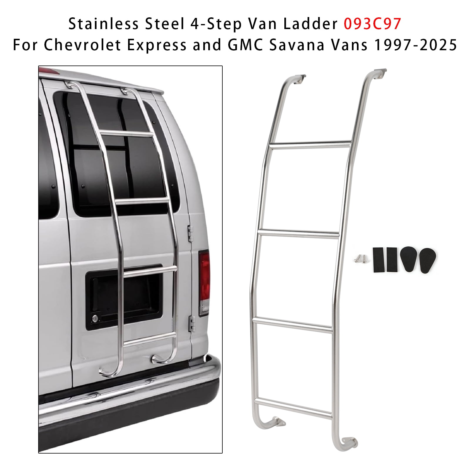 5-Step Van Ladder 093PML For Dodge Ram ProMaster High Roof 2014-2025 ...