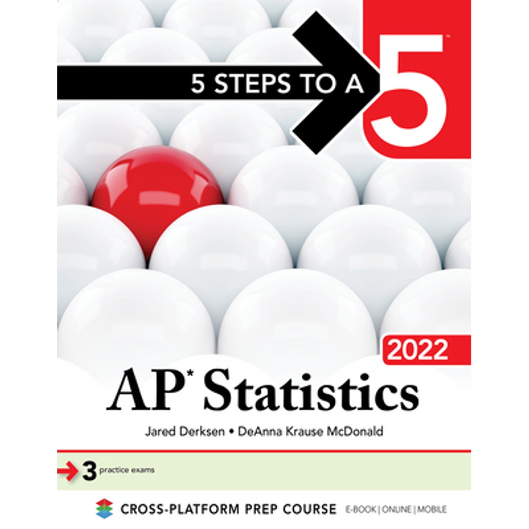 Pre-Owned 5 Steps to a 5: AP Statistics 2022 Paperback Jared Derksen ...