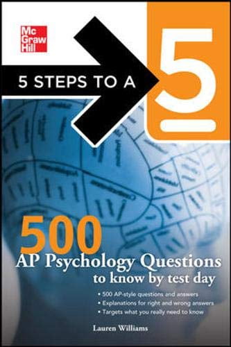 Pre-Owned 5 Steps to a 5 500 AP Psychology Questions to Know by Test ...
