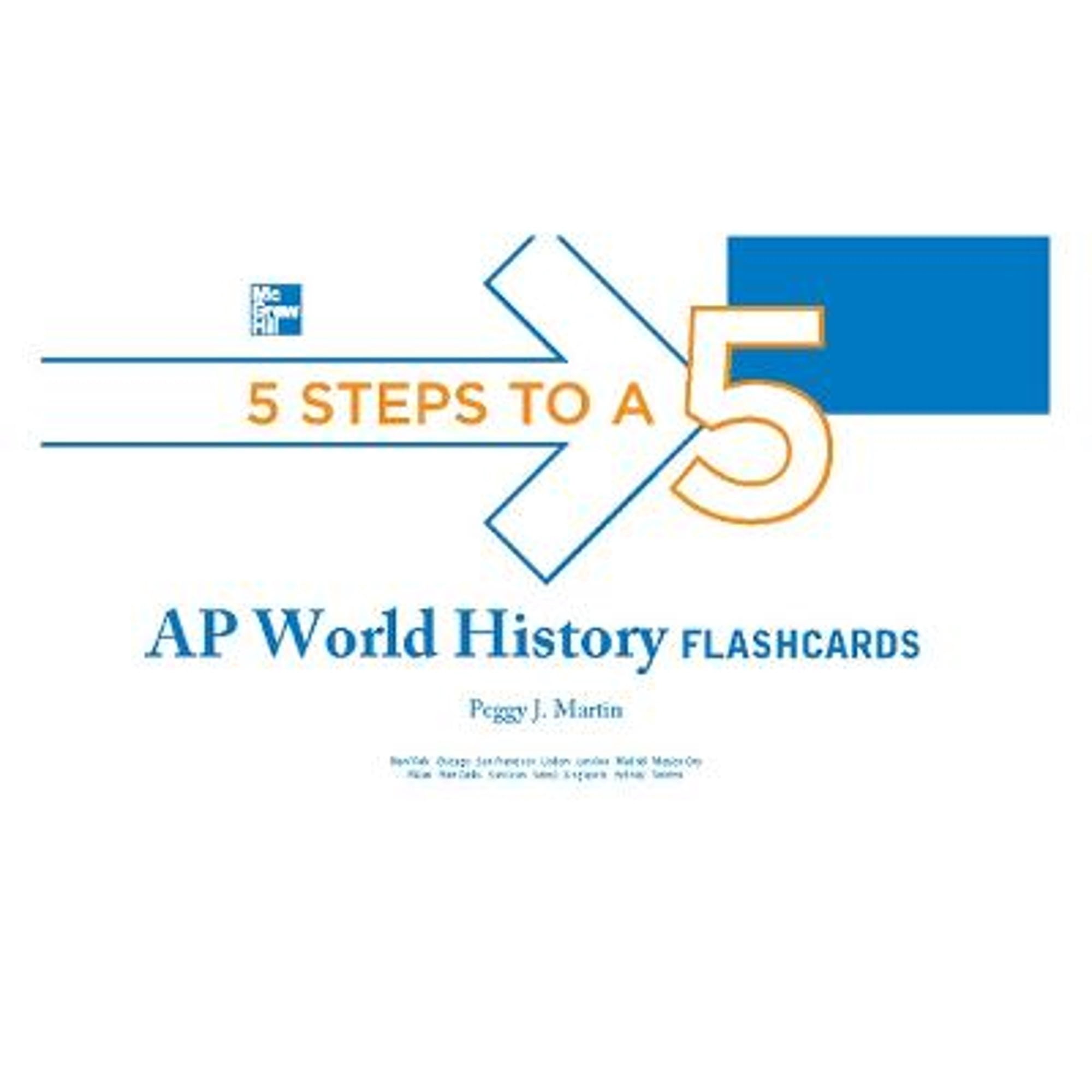 Pre-Owned 5 Steps to a AP World History Flashcards (Hardcover ...