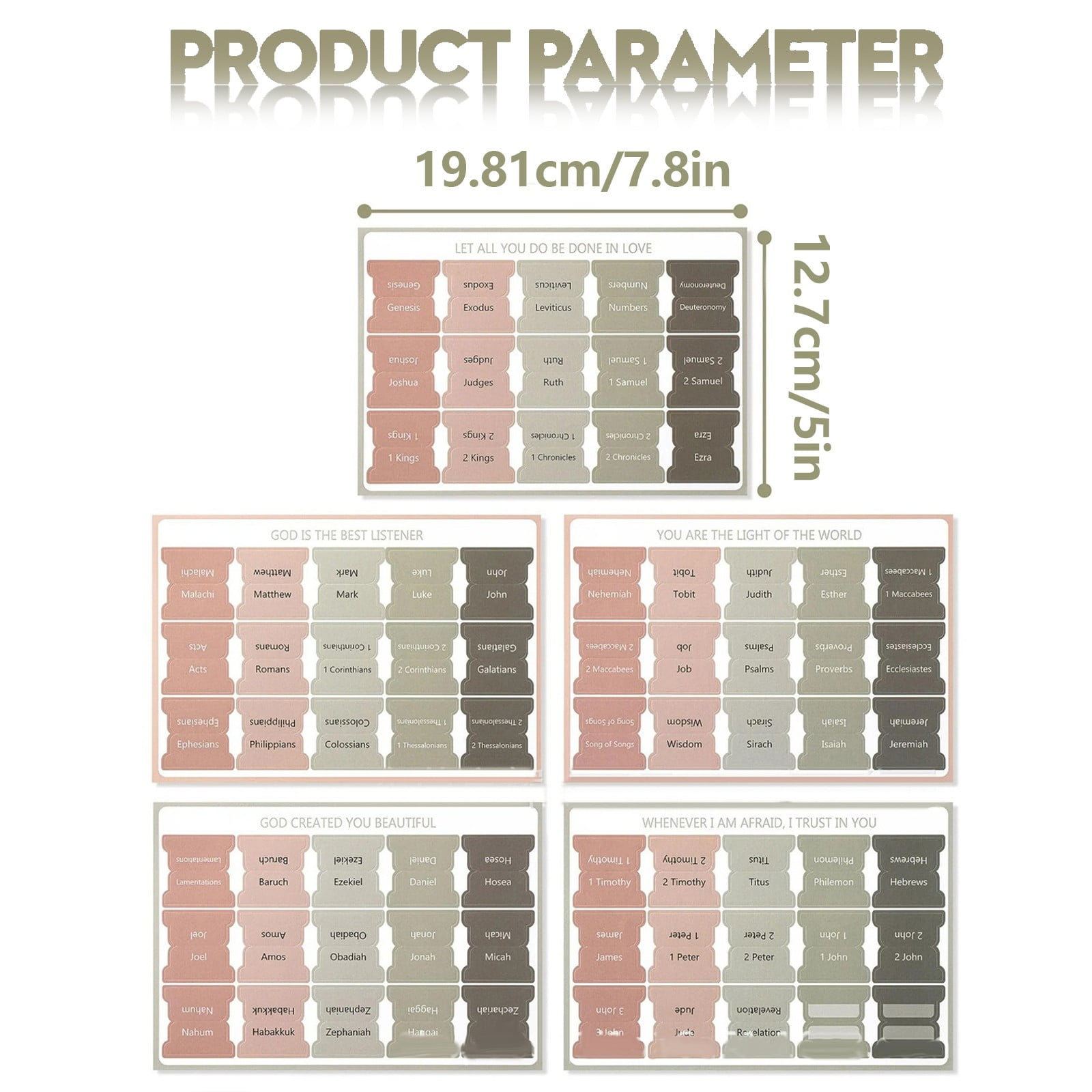 5 Stickers Clearance! . Pen Tabs 75 Tabs Boho Theme Laminated Tabs for ...