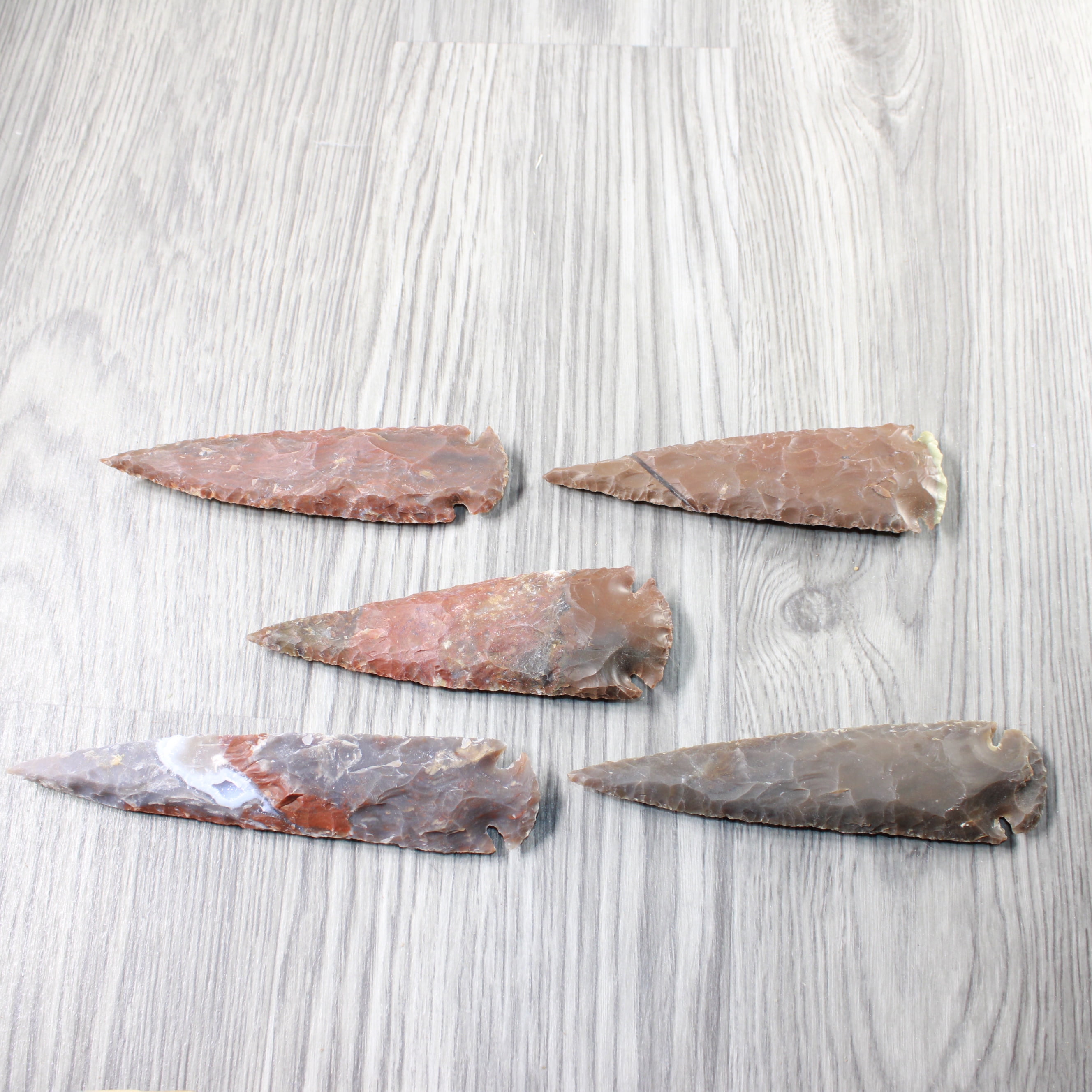 5 Stone Ornamental Spearheads #8356 Arrowhead - Walmart.com