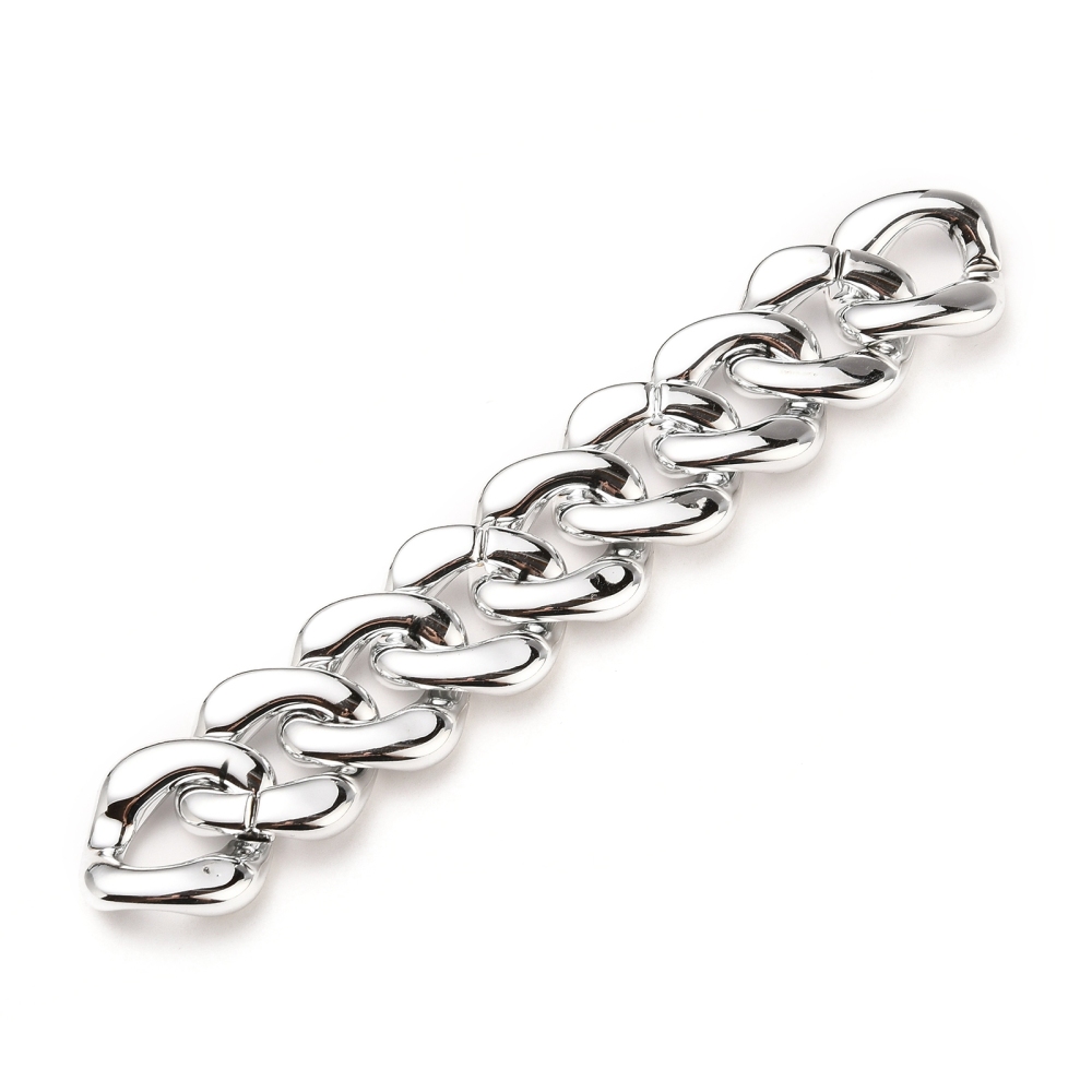 5 Strand Handmade UV Plating Acrylic Curb Chains Twisted Chains ...
