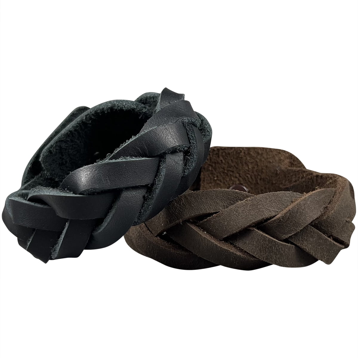5-Strand Mystery Braid Bracelet Kit - Black and Brown 2 Pack - Walmart.com