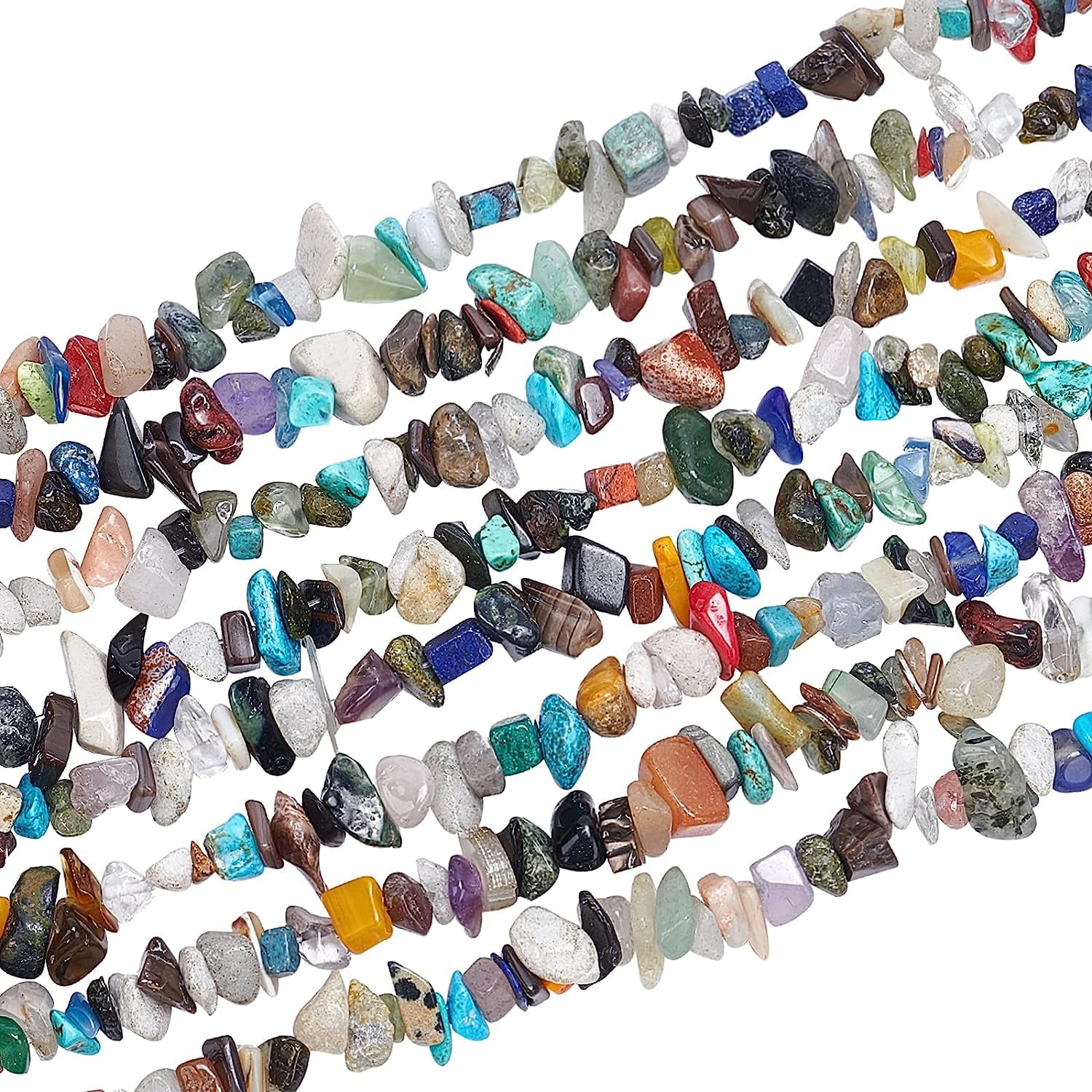 5 Strands Natural & Gemstone Beads Strands Chip 5~8x5~8mm Hole: 1mm ...