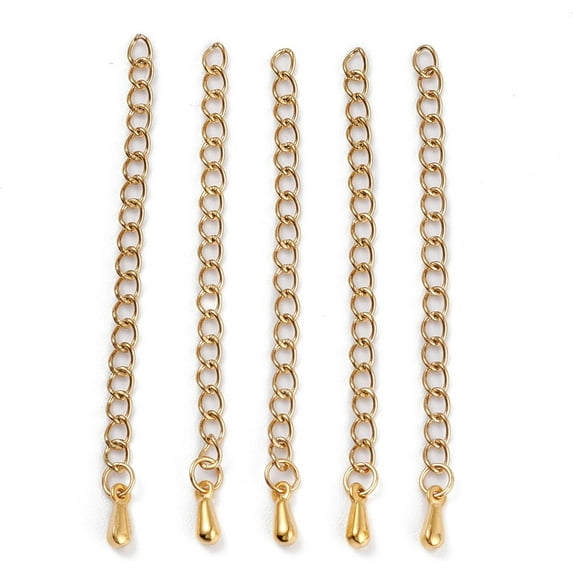 5 Strands Stainless Steel Chain Extender Soldered Chains End Chains ...