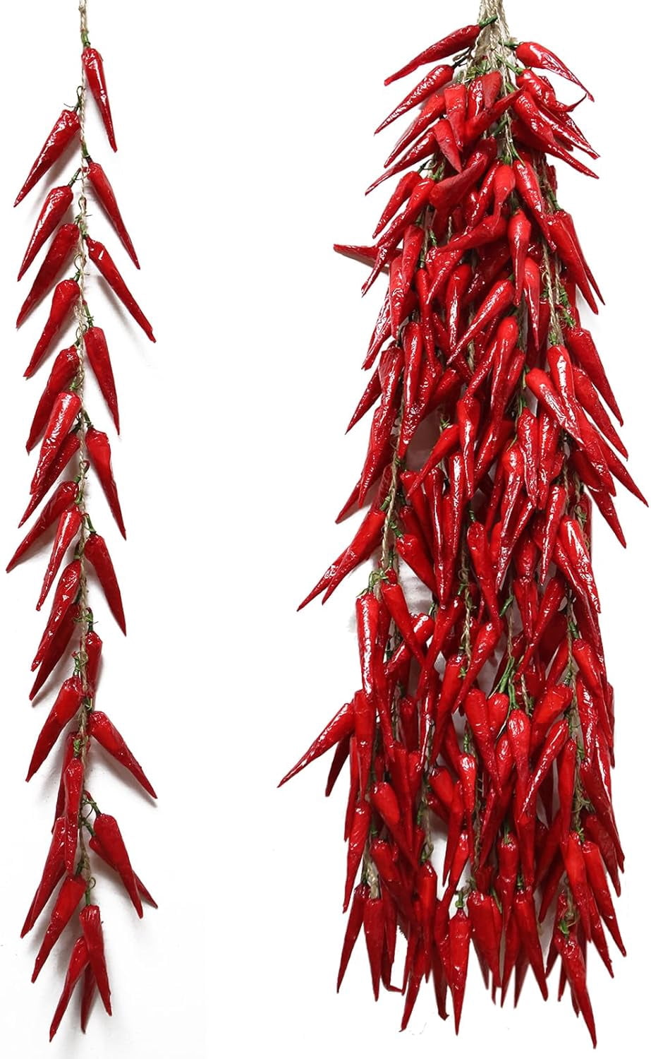5 String Chili Pepper Decor Fake Vegetables Artificial Food Artificial ...