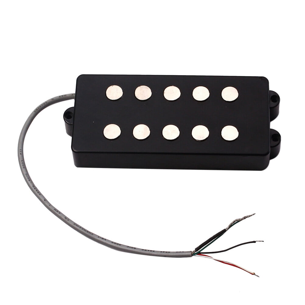 5 String Electric Bass Pickups Bridge Neck Pickups Set For Bass Guitar Open Style Guitar Parts