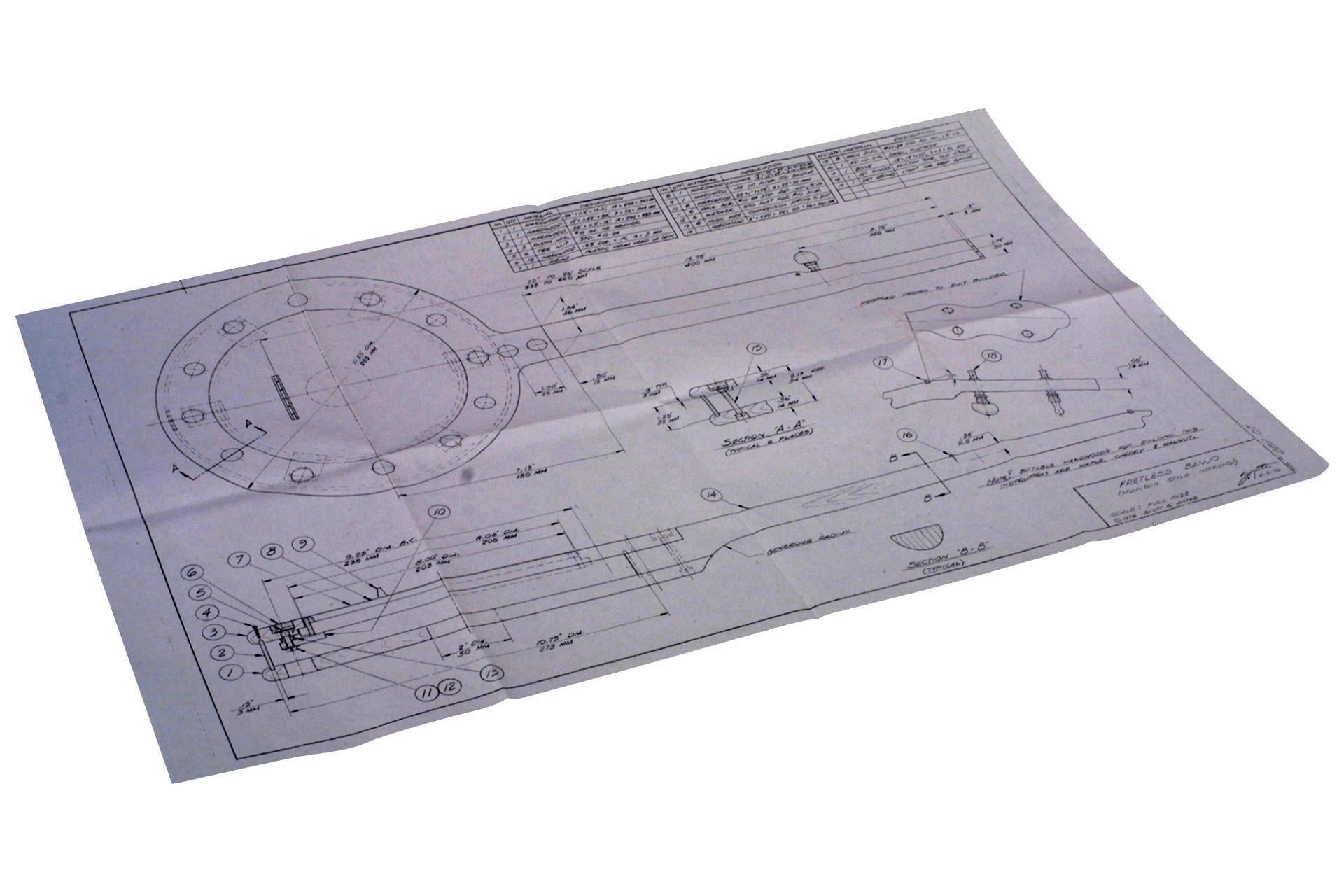 5-String Fretless Mountain Style Banjo Plan - Walmart.com