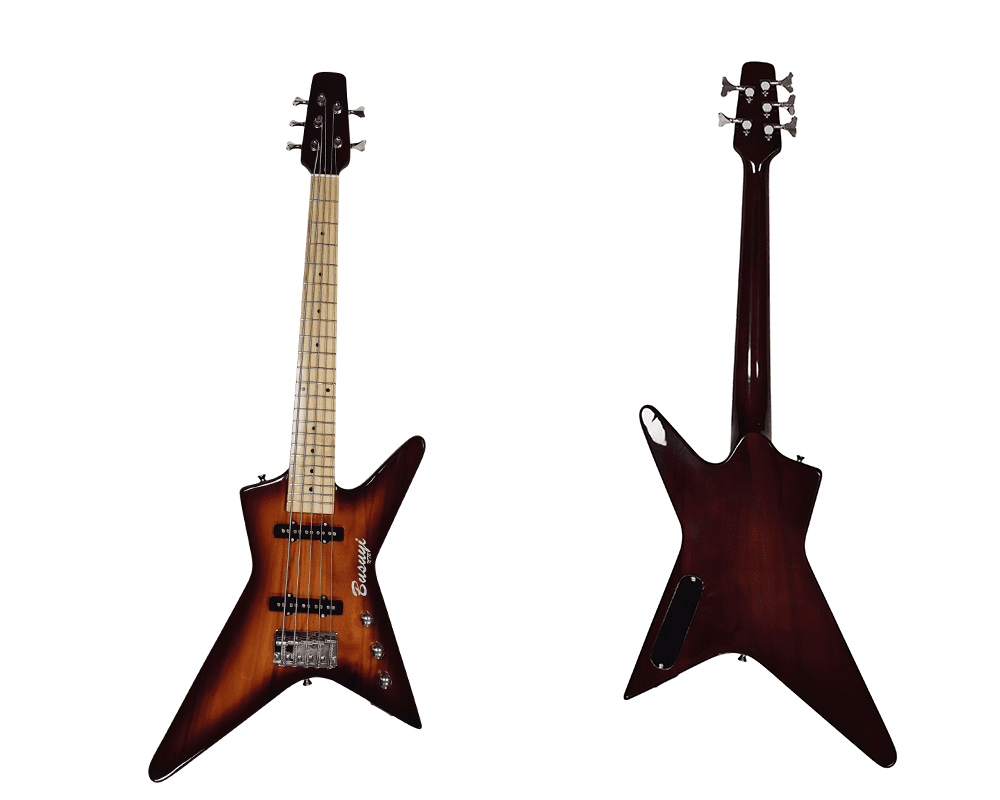 5 String Short Scale Set Neck Bass - Walmart.com