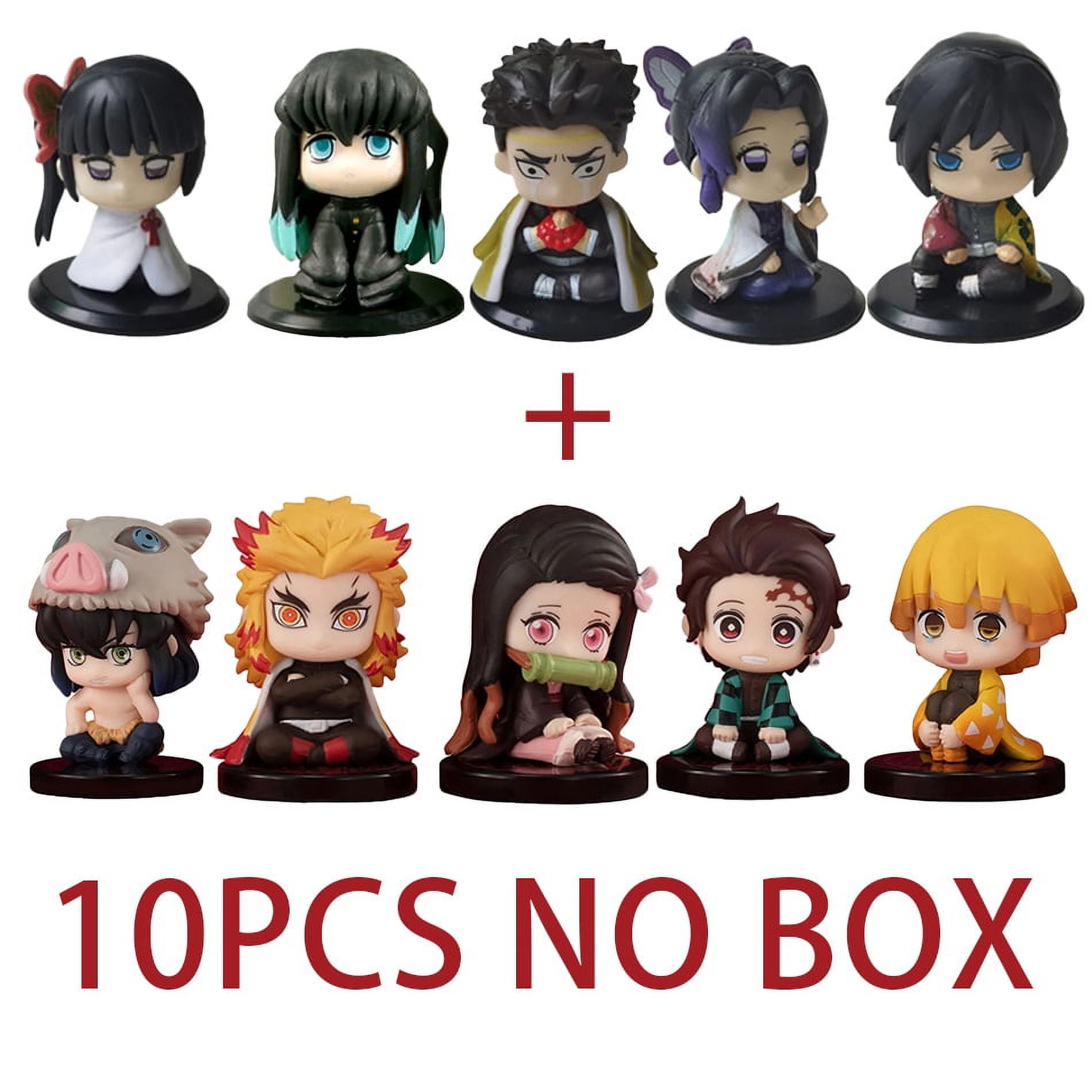 5 Style/Set Q Version Demon Slayer Sitting Ghost Doll Tanjiro Nidouzi ...
