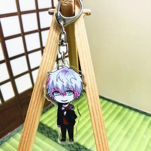 5 Styles Acrylic Keychain Anime Mystic Messenger Yoosung Jumin Unknown ...