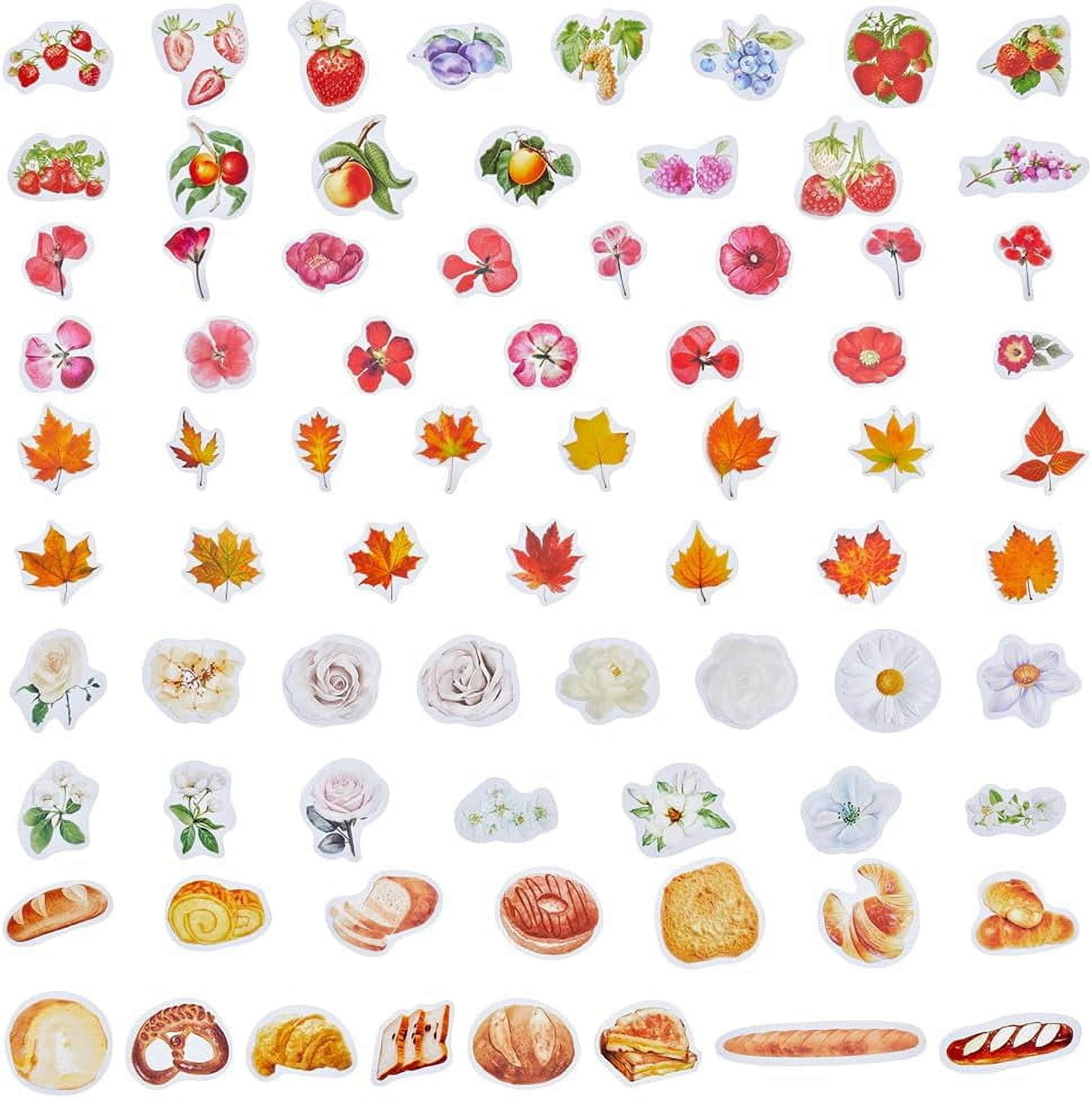 5 Styles Bottle Decals Decorative Removable Waterproof PVC Vinyl Label ...