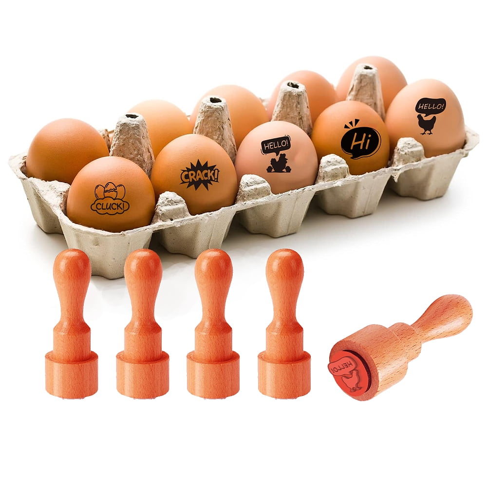 5 Styles Dialog Box Stamps Mini Wooden Label Stamp Unique Designs ...