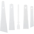 5 Styles Glue Applicator Leather Scraping Spreader White Plastic Glues ...