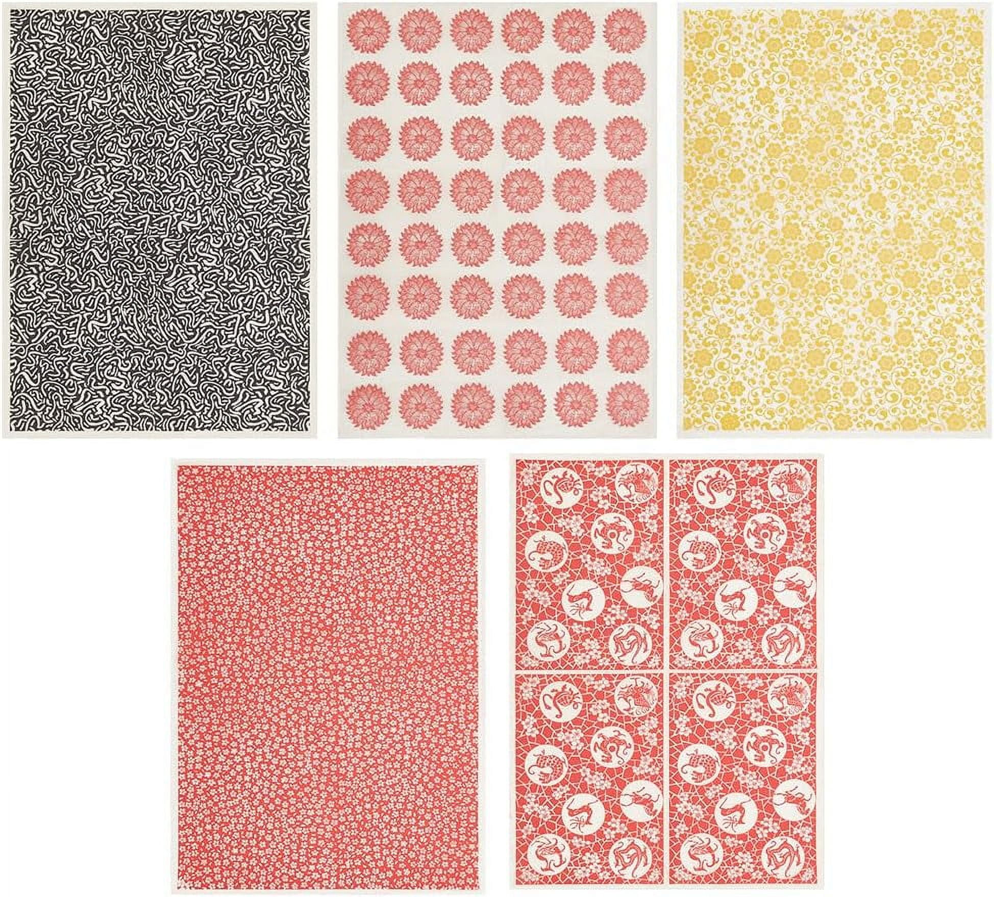 5 Styles Underglaze Transfers Ceramic Decals Colorful Flowers Animals ...