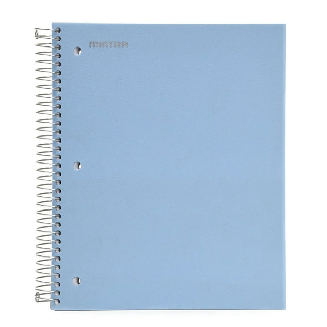 5 Subject Notebook - College Ruled - Durable Poly Cover/5 Poly Pockets ...