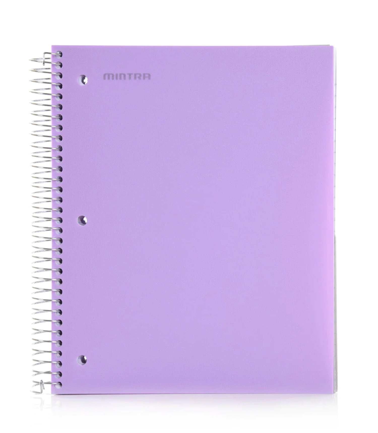 Mintra Office Multi Spiral 5-Subject Notebook, Wide Ruled, Durable Poly ...