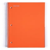 Mintra 5 Subject Notebook - Orange - Wide Ruled - Durable Poly Cover/5 ...
