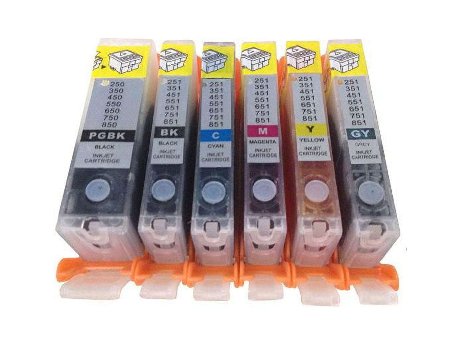 5 Sublimation ink cartridges for Canon PGI-250XL CLI-251XL - Walmart.com