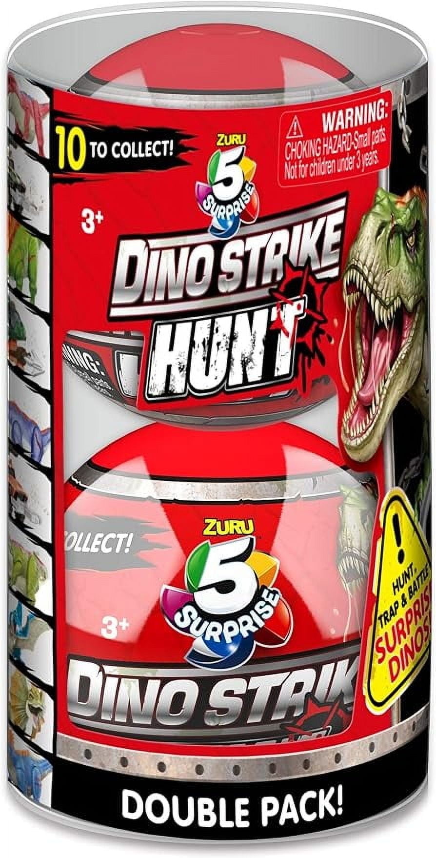 ZURU 5 Surprise Series 3 - Dino Strike Hunt Capsules (2 Pack) Mini ...