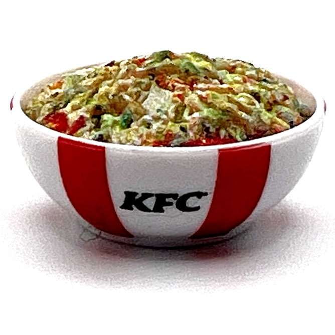 5 Surprise KFC Bowl of Cole Slaw Mini Food Toy (No Packaging) - Walmart.com
