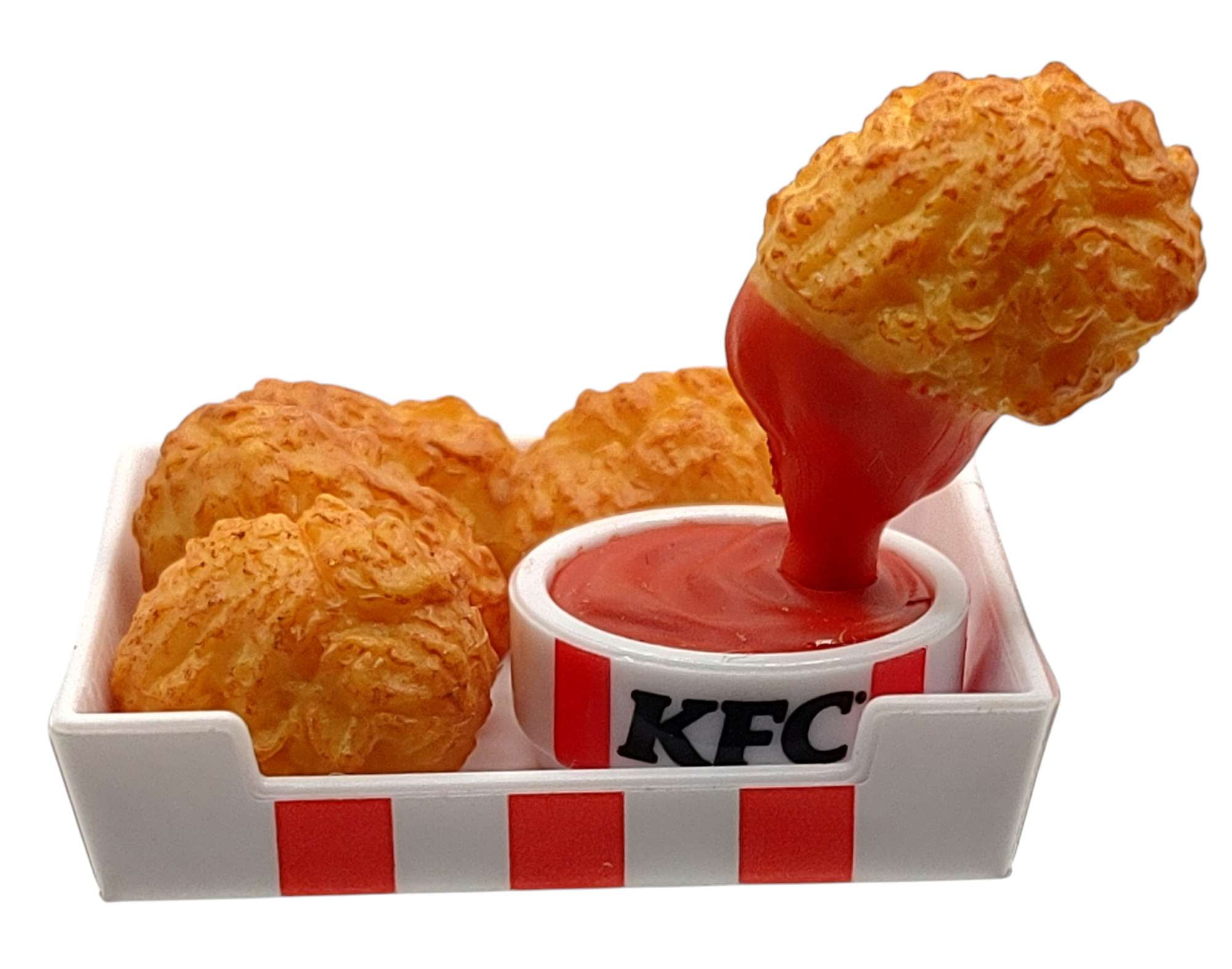 5 Surprise KFC Chicken Nuggets With Sauce Mini Food Toy (No Packaging ...