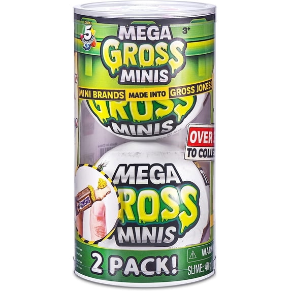 ZURU, 5 Surprise Mega Gross Minis Mystery 2-Pack, Includes 36 Parodies ...