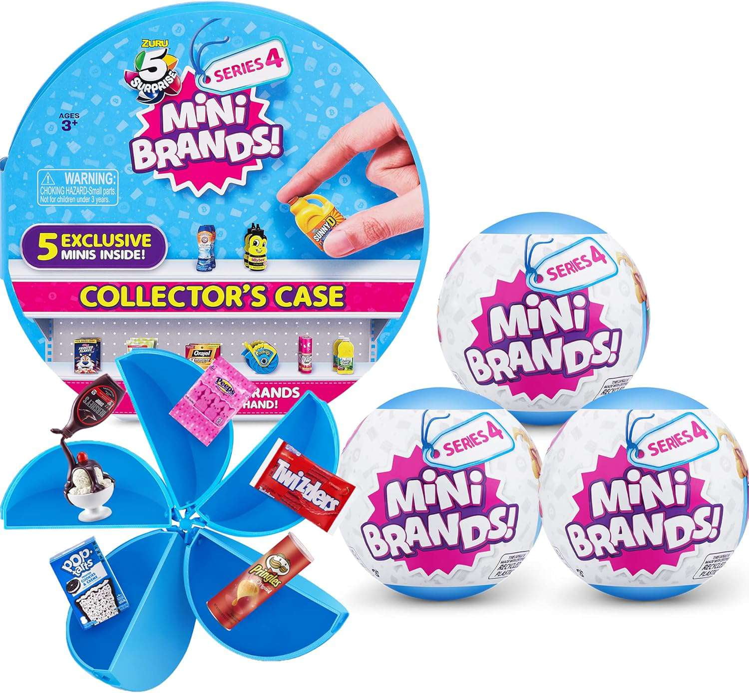 5 Surprise Mini Brands Collector's Kit by ZURU with 3 Mystery Capsules ...