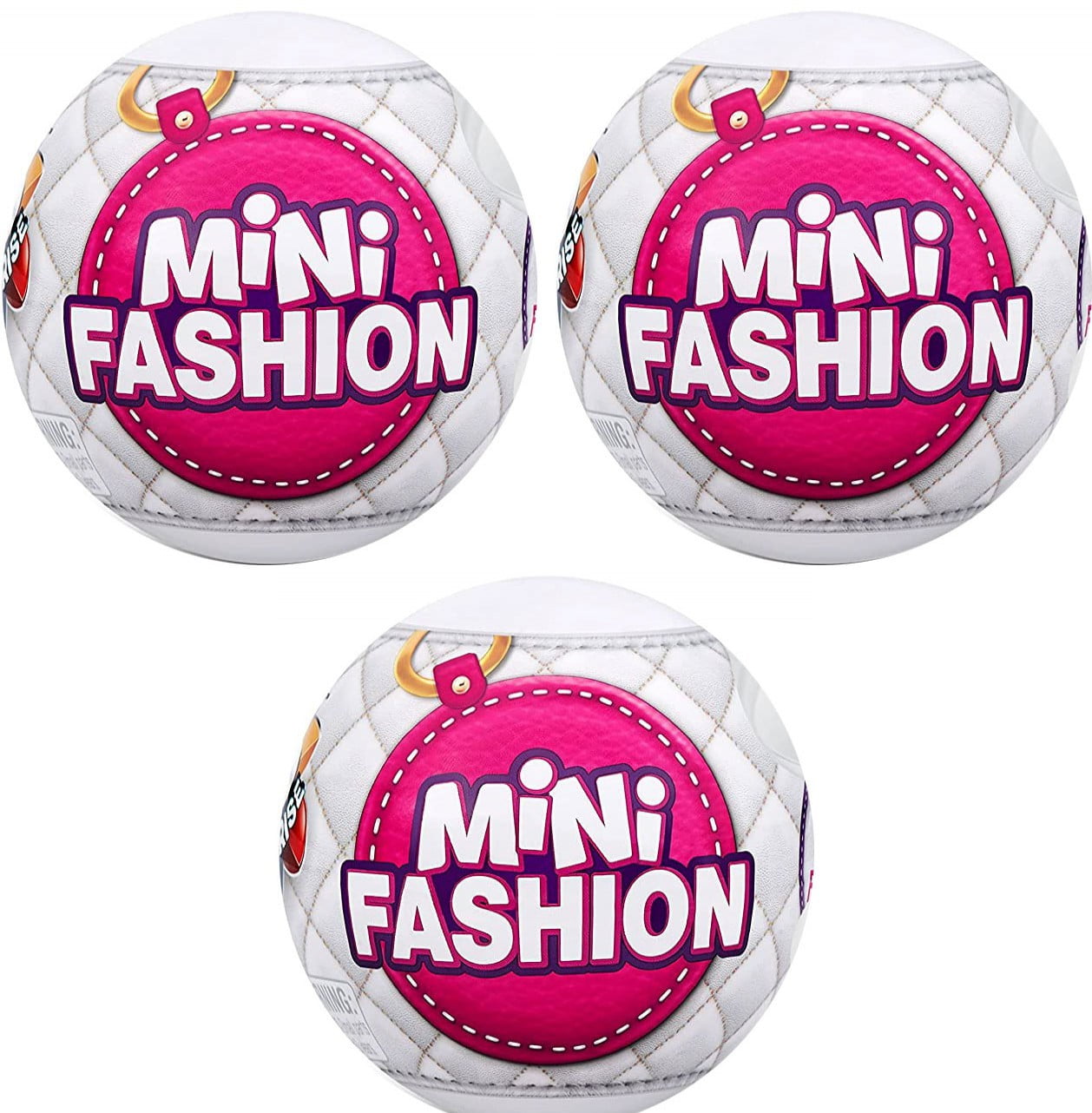 5 Surprise Mini Brands Fashion Series 1 LOT of 3 Mystery Packs ...