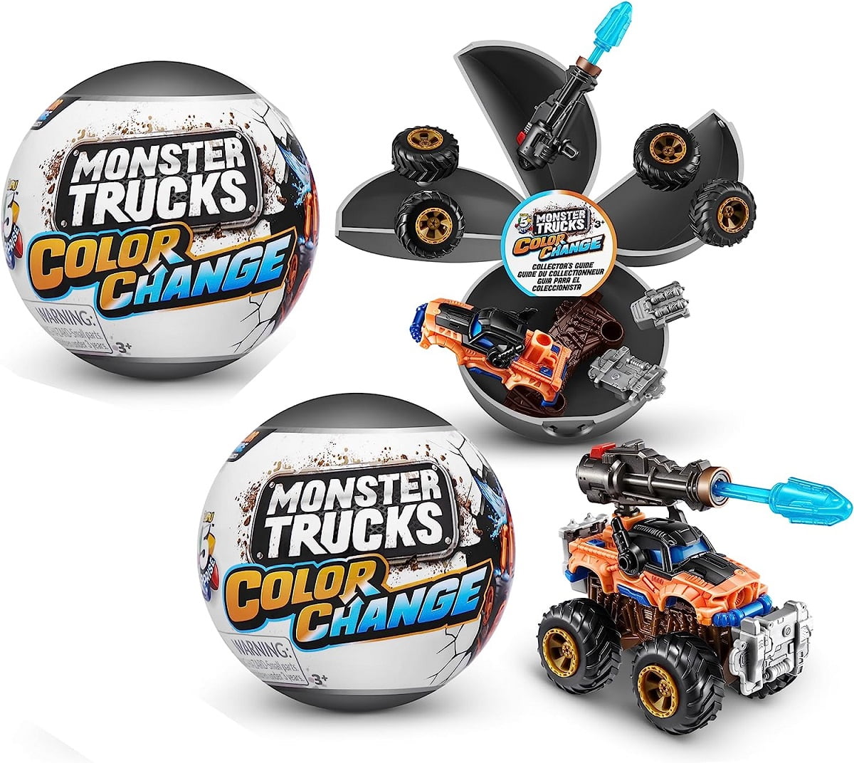 5 Surprise Monster Truck Series 3 Color Change (2 Pack) by ZURU ...
