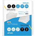 5-Tab, Write & Erase Binder Dividers, with Single Pocket, White, 1 Set ...