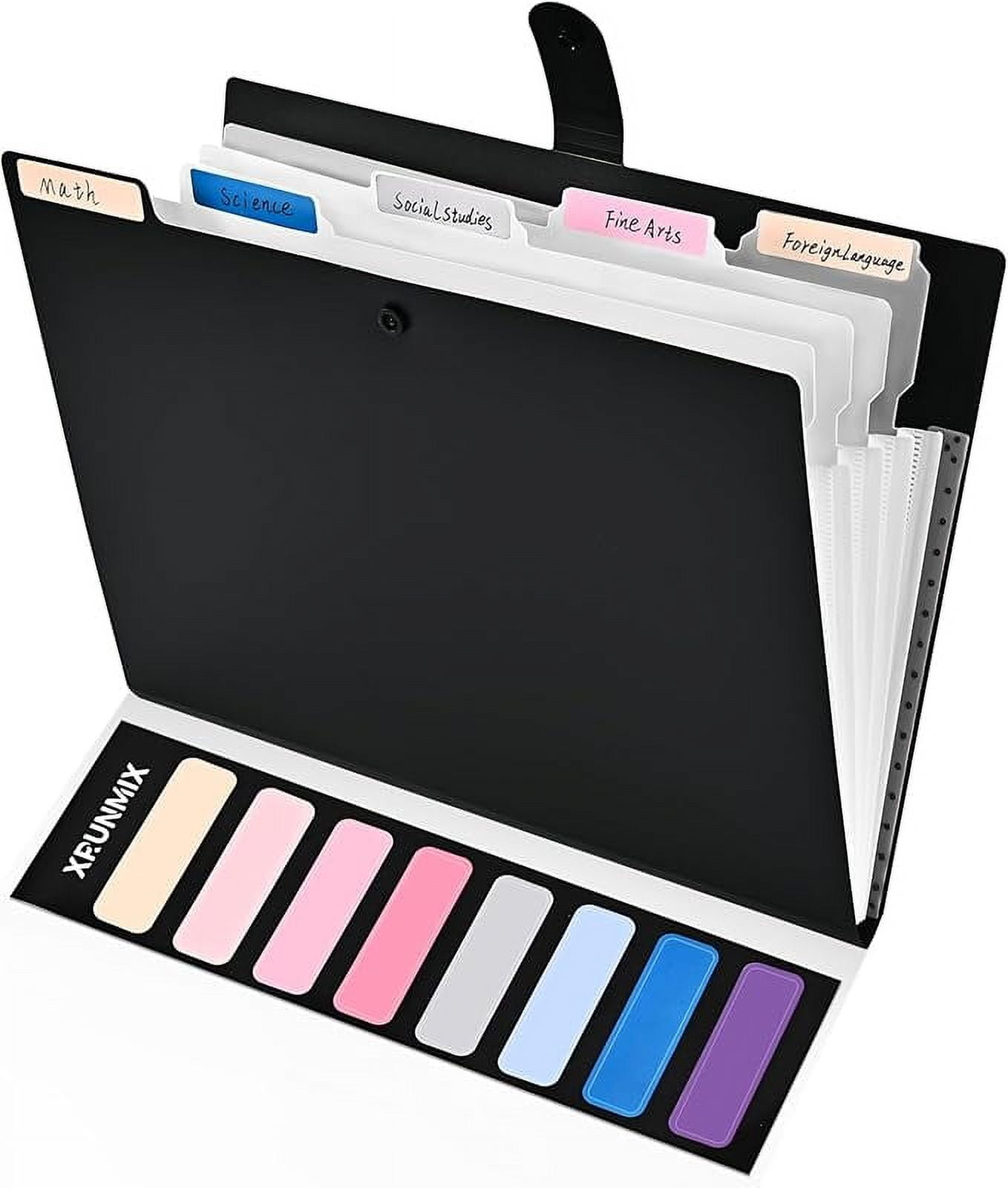 5 Tabs-Expanding File-Folder, 5 Pockets Accordion-File-Organizer, A4/US ...