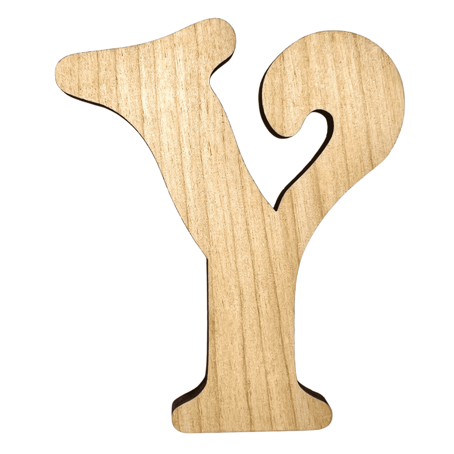 5" Tall Birch Plywood Letter Y | 1/4" Thick | Krafty Supply Letters ...