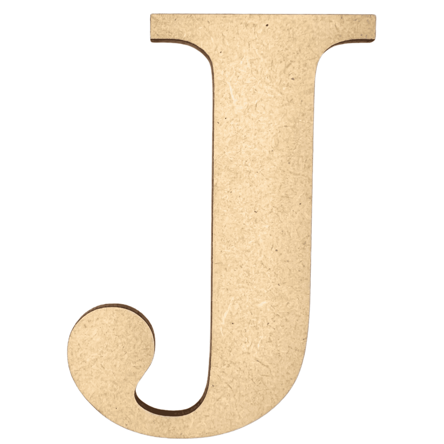 5" Tall MDF Letter J | 1/8" Thick | Krafty Supply Letters | Times ...