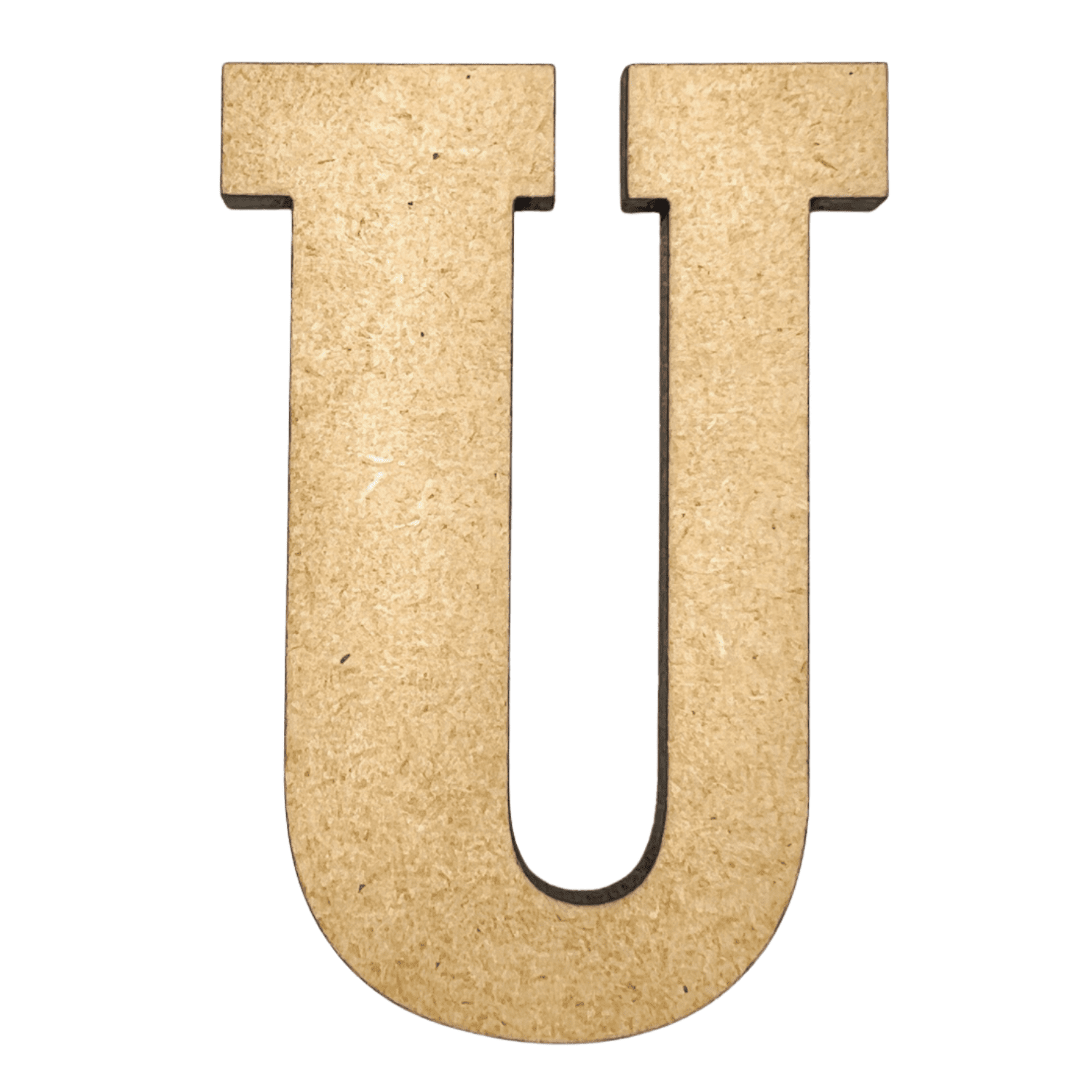 5" Tall MDF Letter U | 1/8" Thick | Krafty Supply Letters | RockTimes ...