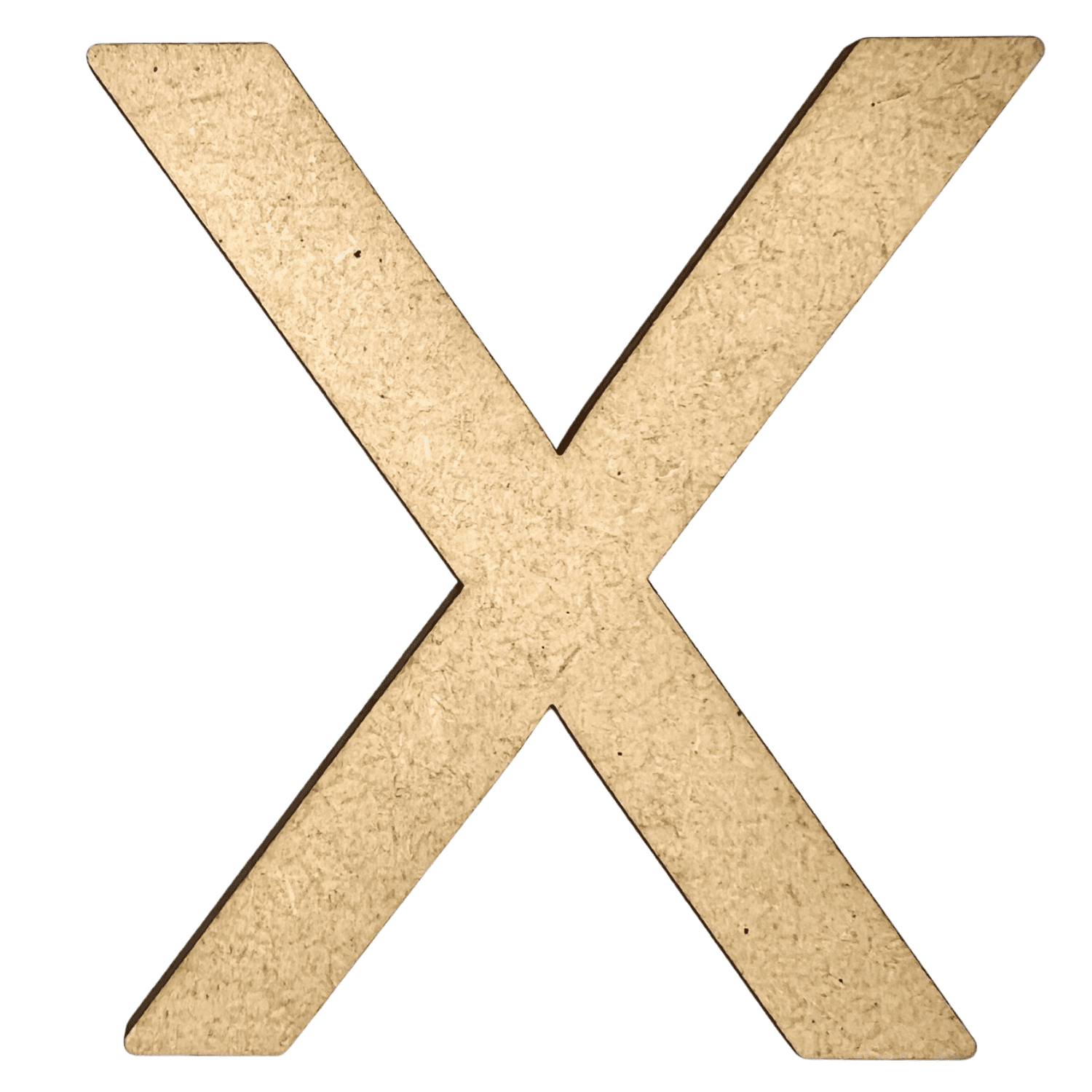 5" Tall MDF Letter X | 1/4" Thick | Krafty Supply Letters | Arial ...