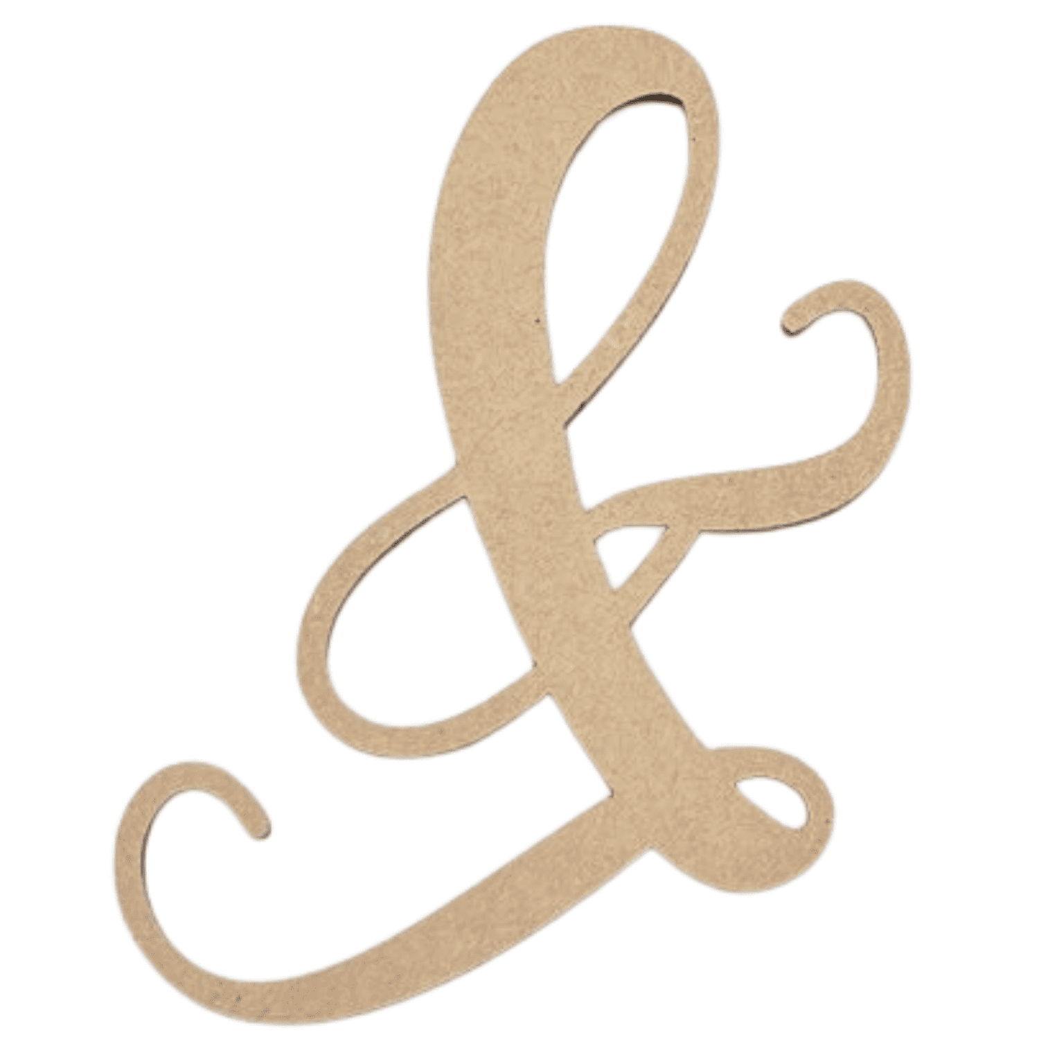 5" Tall MDF Wood Letter & "And Symbol" Ampersand | 1/8" Thick | Wood ...
