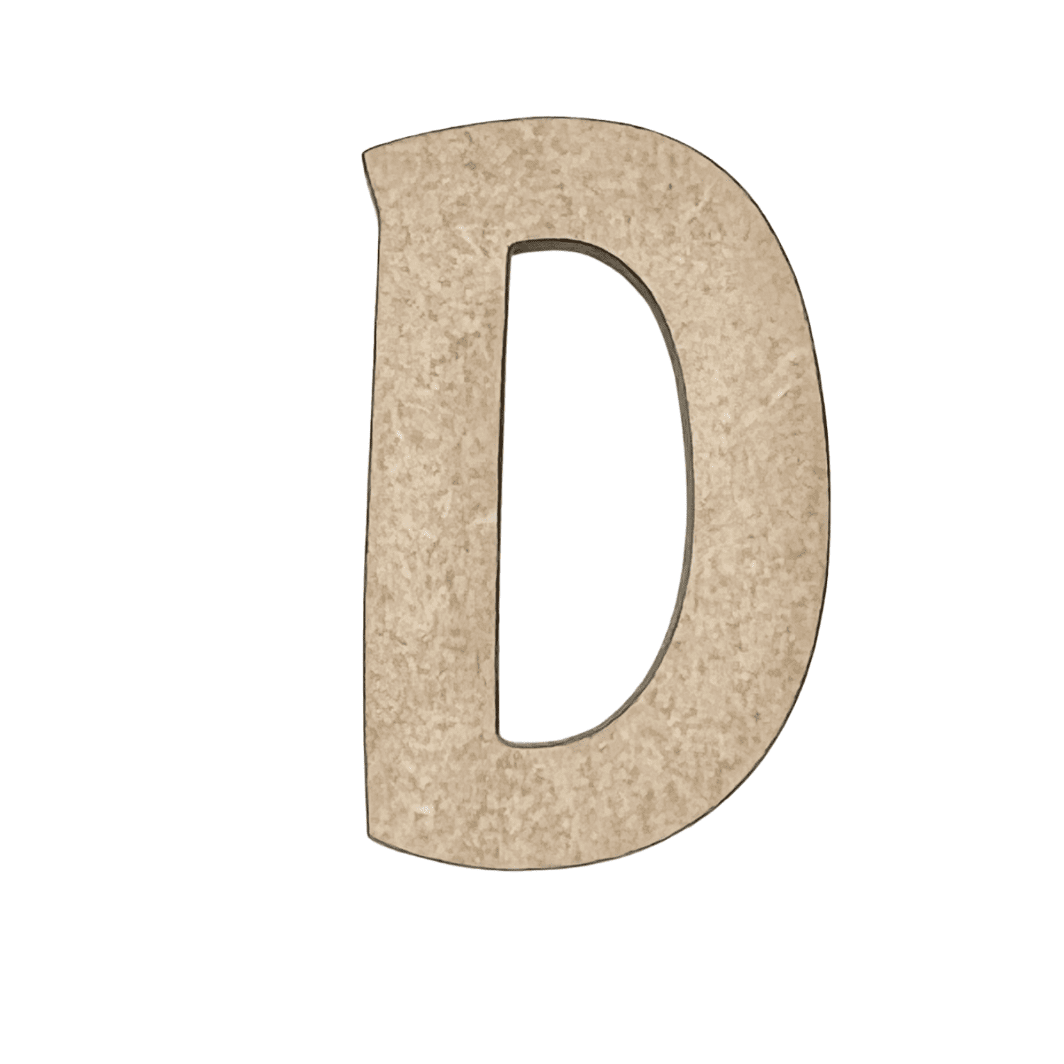 5" Tall MDF Wood Letter D | 1/8" Thick | Wood Craft Letter | American ...