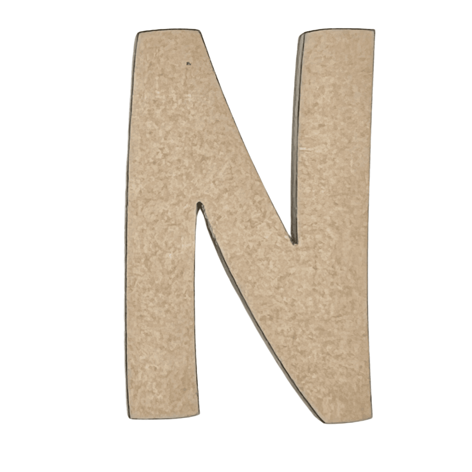 5" Tall MDF Wood Letter N | 1/8" Thick | Wood Craft Letter | American ...