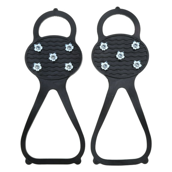 5 Teeth Ice Cleats Snow Grips Crampons Ice Spikes Grips Cleats Ice Snow ...