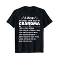 5 Things You Should Know About My Grandma | Funny Grandma T-Shirt ...